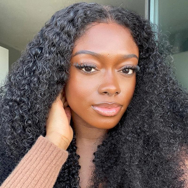 13x4 4C Edges Perruque HD lace frontale Perruque Kinky Curly – SHINE HAIR