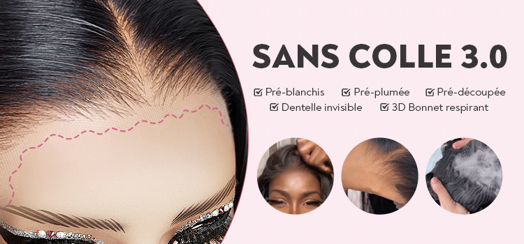 Glueless Perruque Wear Go-Perruques sans colle pour un look naturel ...